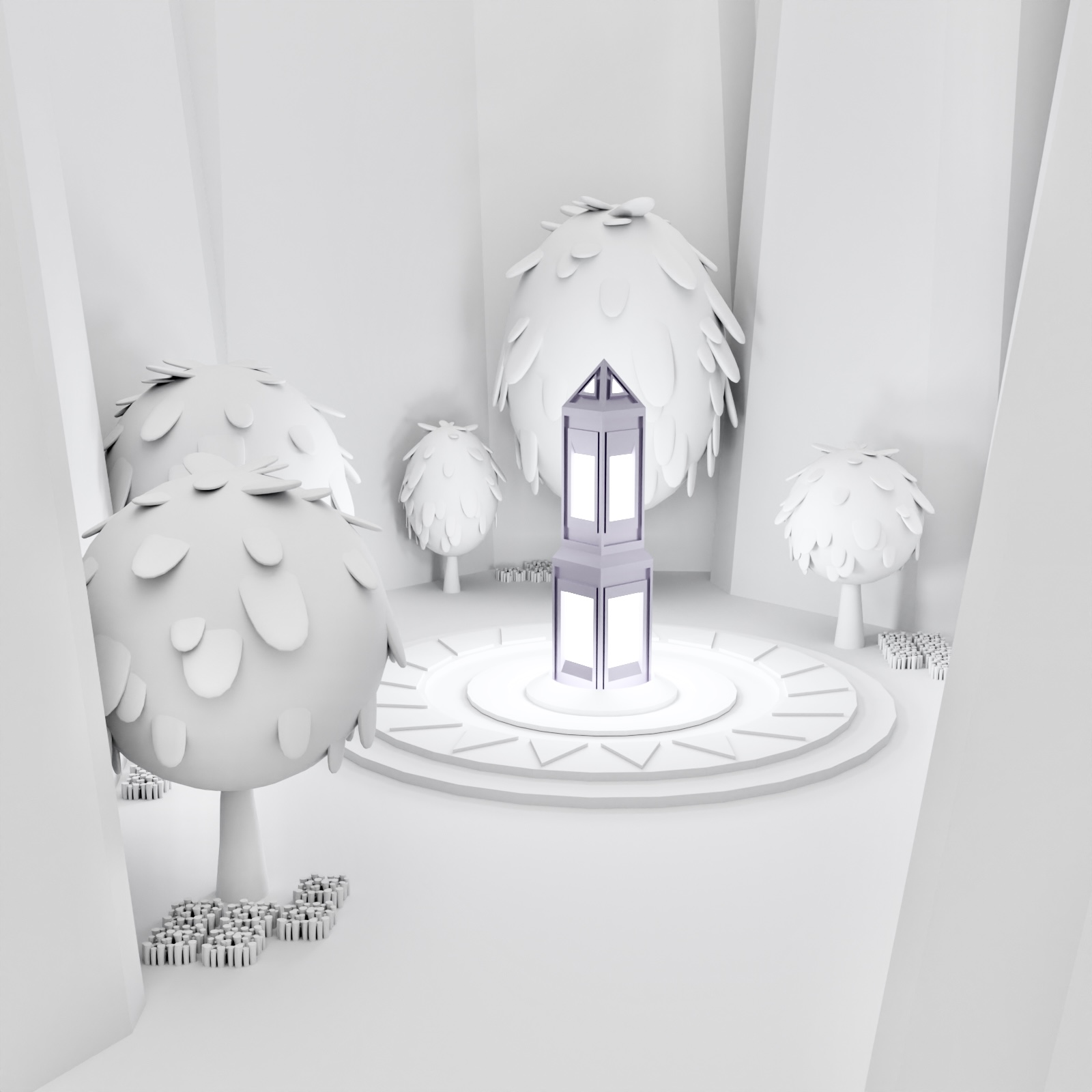 527_flwer-Game Map Pillar